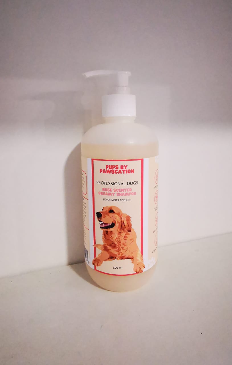 Rose Scented Creamy Shampoo for dogs 500ml – Pawsncare